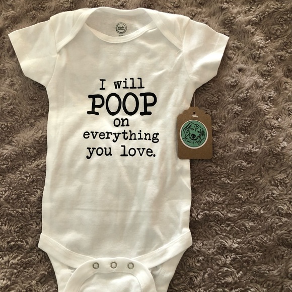 One Pieces | Nwt I Will Poop On Everything You Love Onesie | Poshmark